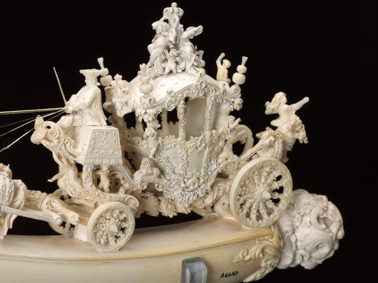 Cigar holder representing the coronation of King Ludwig II of Bavaria ...