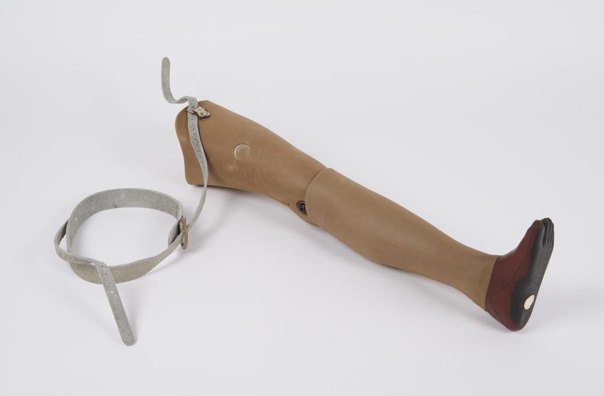 Artificial left leg, Cambodia, 1998 | Science Museum Group Collection