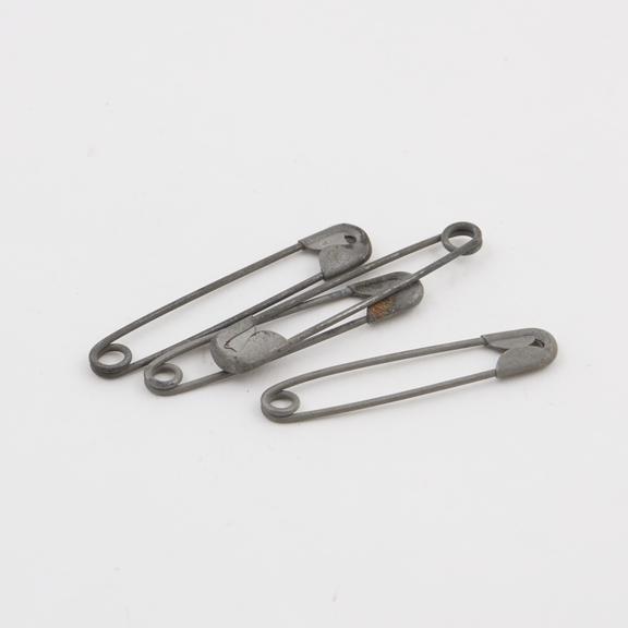 Four safety pins | Science Museum Group Collection