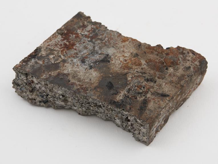 Piece of highly carburised steel | Science Museum Group Collection