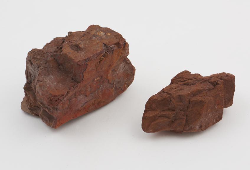 Native honeycomb iron ore calcined, smelted at the Dunbar Iron Furnace ...