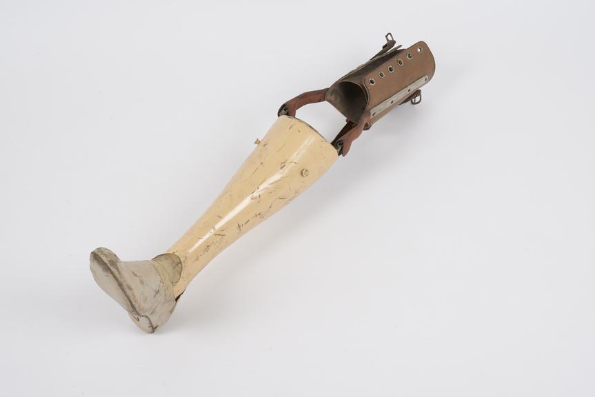 Artificial left leg for amputation below knee | Science Museum Group ...