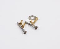 6 screws and 1 nut from the example of the free pendulum clock ...