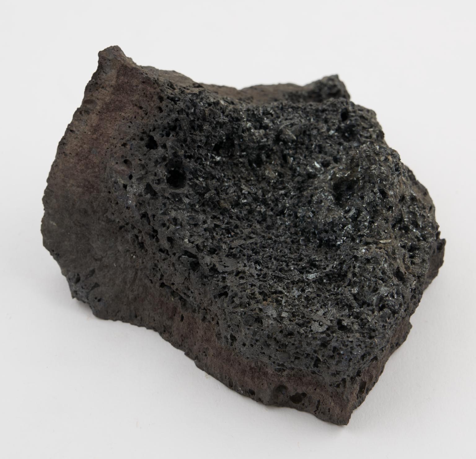 Crystallised tap cinder from the iron works of the Steel Company of ...