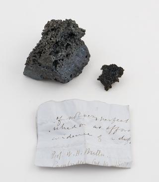 Minutely crystalline piece of finery-slag | Science Museum Group Collection