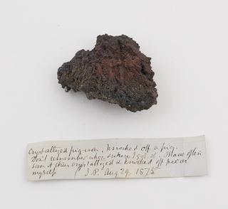 Arborescent crystals of cast iron, from Staffordshire | Science Museum ...