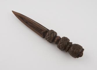 Ritual three-sided dagger, phur-bu | Science Museum Group Collection