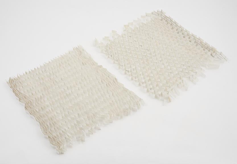 Models of conventional honeycomb structure and auxetic honeycomb ...