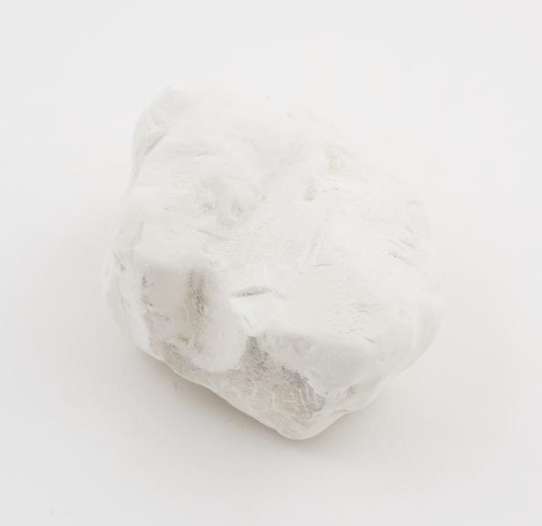 One piece of China Clay used in making bone china. | Science Museum ...