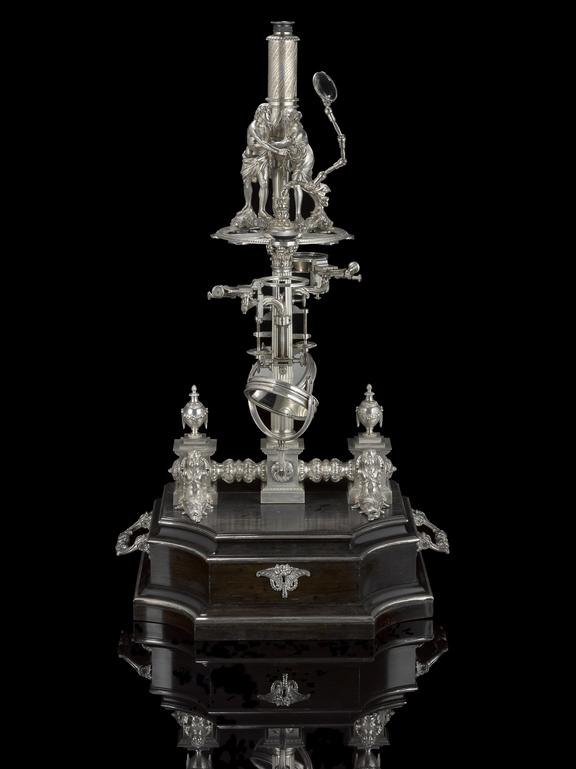 Silver microscope by George Adams, c. 1761. | Science Museum Group ...