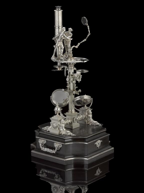 Silver microscope by George Adams, c. 1761. | Science Museum Group ...