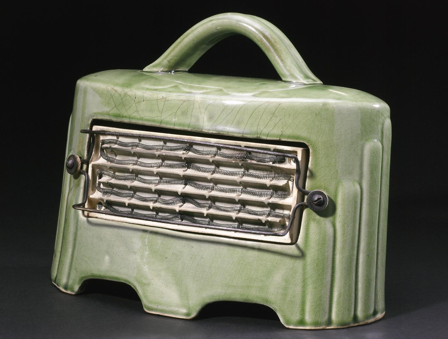 Electric fire with porcelain stand, c. 1930 | Science Museum Group ...