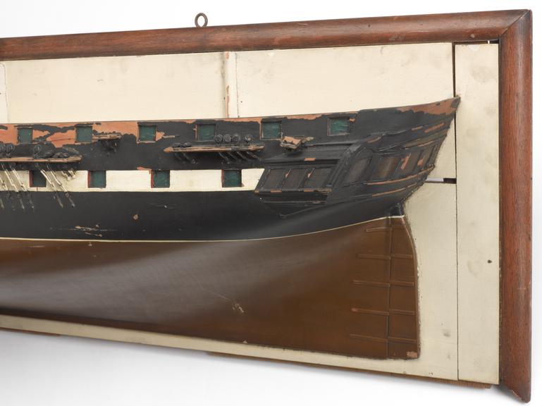 Half block model of H.M.S. "Phaeton" | Science Museum Group Collection