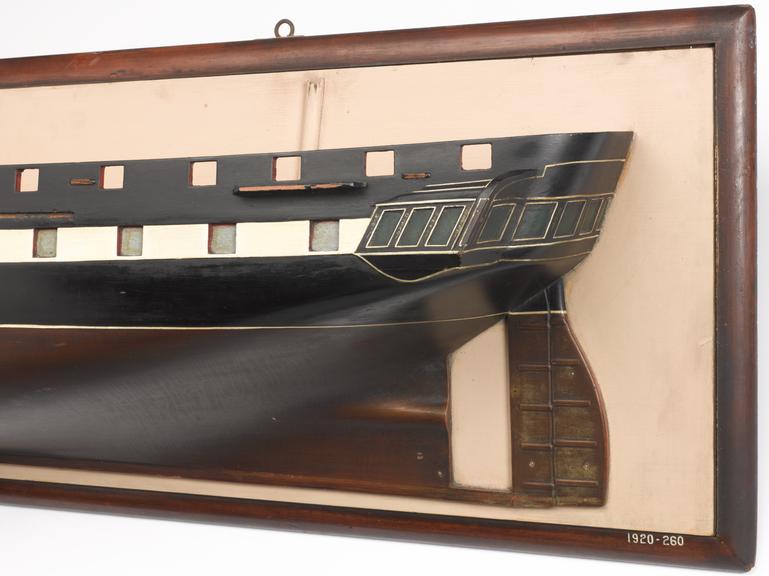 half block model of H.M.S. "Phaeton" | Science Museum Group Collection