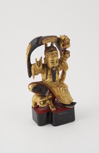 Statue of god Wen Ch'ang Ti-Chun | Science Museum Group Collection
