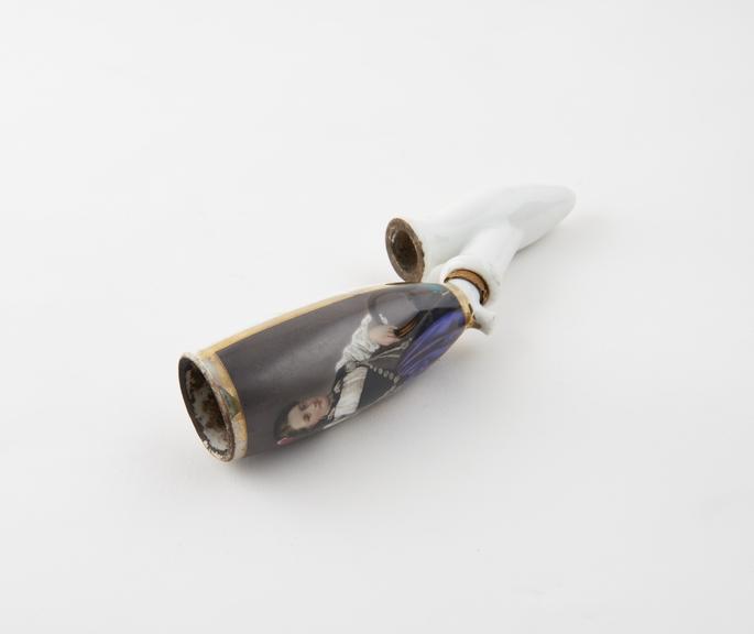 Tobacco pipe with porcelain bowl, Germany, 1820-1860 | Science Museum ...