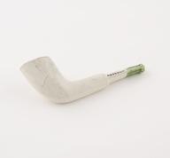 Clay "cutty" tobacco pipe | Science Museum Group Collection