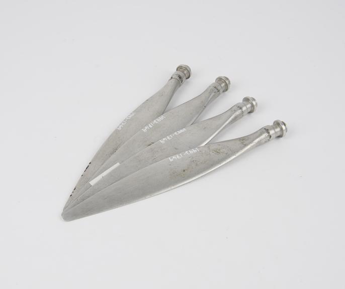 4 off model blades for variable pitch propeller | Science Museum Group ...