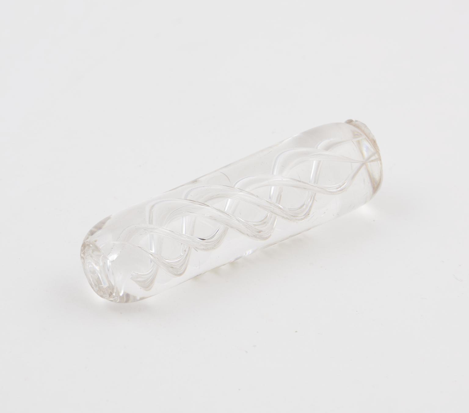 Specimens illustrating stages in manufacture of wine glass | Science ...