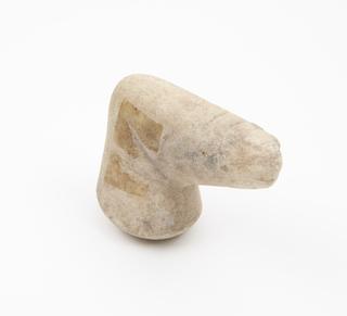Part of foot shaped stone pestle | Science Museum Group Collection