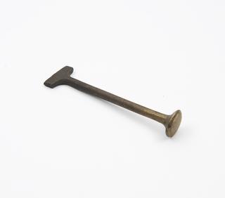 Small brass pestle | Science Museum Group Collection