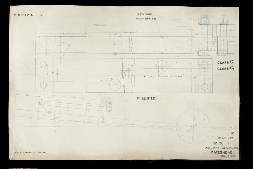Darlington Works Locomotive Drawings | Science Museum Group Collection