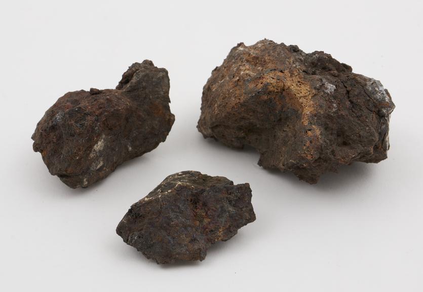 Samples of Gate Post Slag plus material from the blast furnace at ...