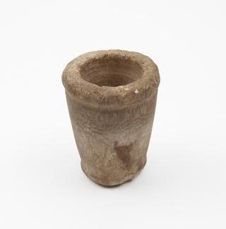 Mortar, stone, cylindrical but tapering slightly towards base | Science ...