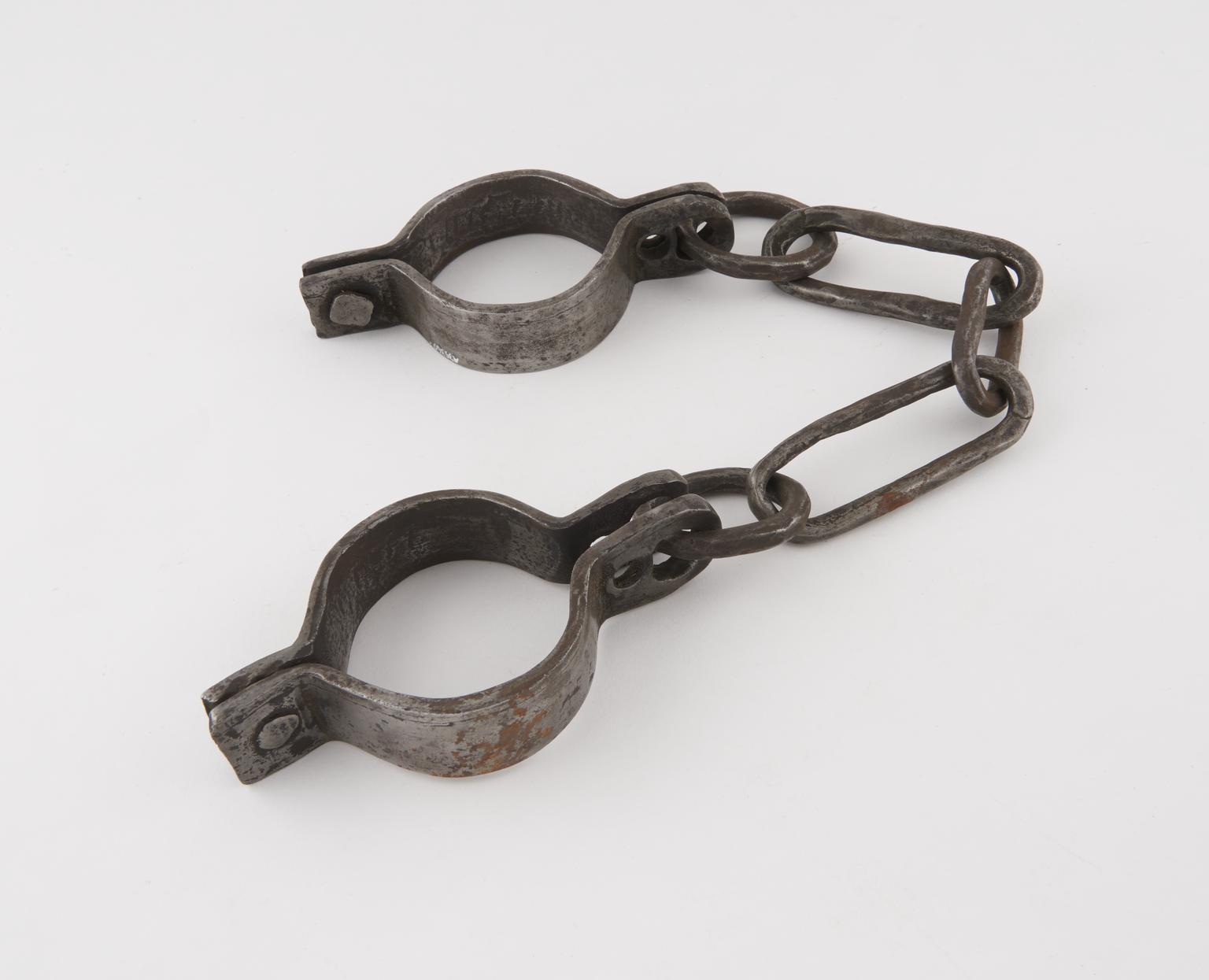 Leg irons, reputedly from Siberia | Science Museum Group Collection