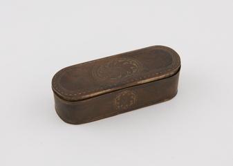 Brass snuff box | Science Museum Group Collection