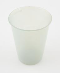 Beaker of light bottle green polyethylene | Science Museum Group Collection