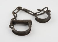 Pair of iron handcuffs | Science Museum Group Collection