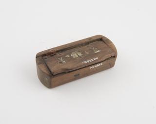Oblong wooden box | Science Museum Group Collection