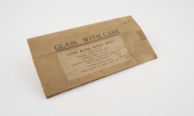 Envelope for Red Rubber giving sets | Science Museum Group Collection