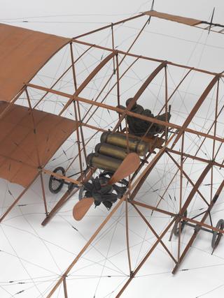 Model, (scale 1:10), of Farman Biplane, Military type | Science Museum ...