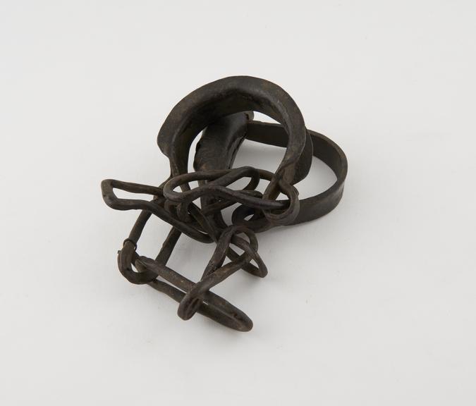 Pair of iron handcuffs | Science Museum Group Collection