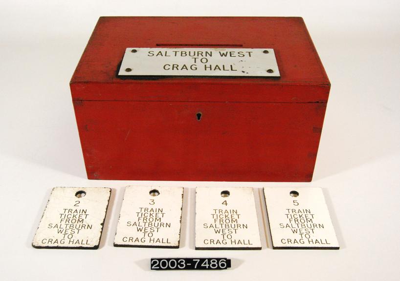 Train Ticket Box with Four Train Tickets for North Eastern Railway ...