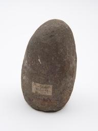 Roughly conical stone pounder with flat pounding end | Science Museum ...