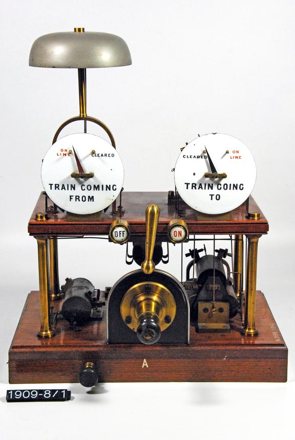 Telegraph block instrument; G. K. Winter/J. Craik (Patents: 1880/1885 ...