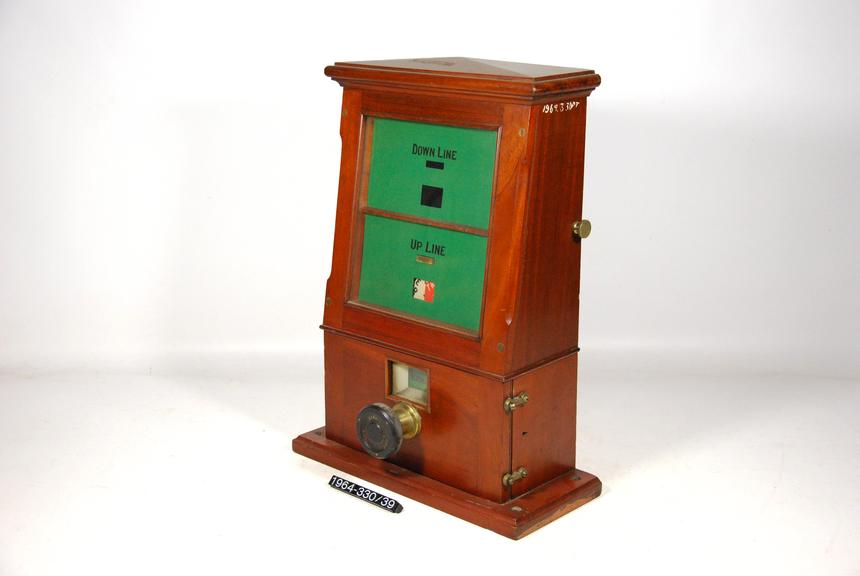 Block instrument with spagnoletti flag indicator (incomplete); GWR ...