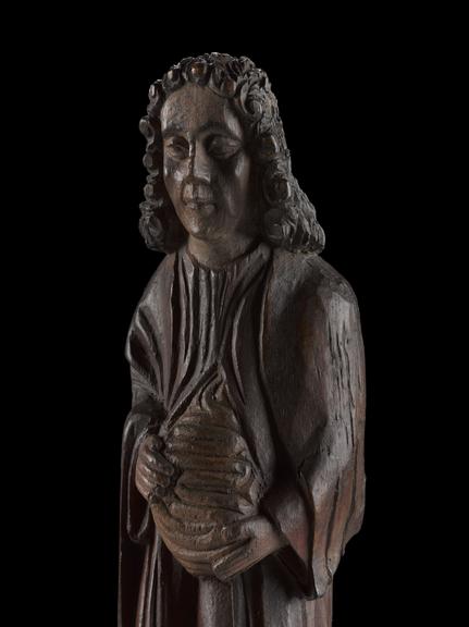 Wooden statue of St Adrian | Science Museum Group Collection