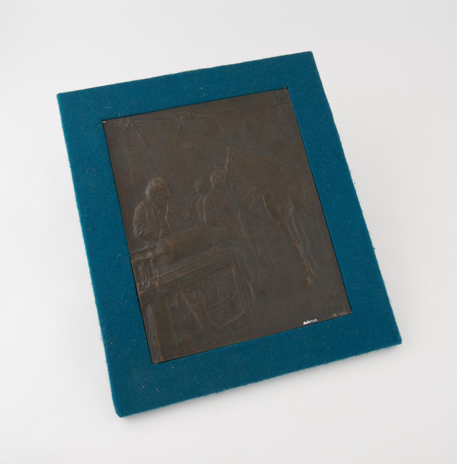 Bronze plaque | Science Museum Group Collection
