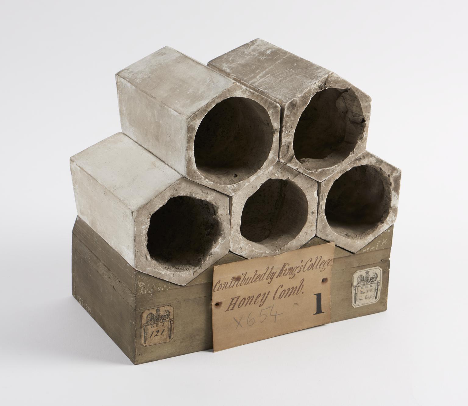 Two Plaster Honeycomb Models | Science Museum Group Collection