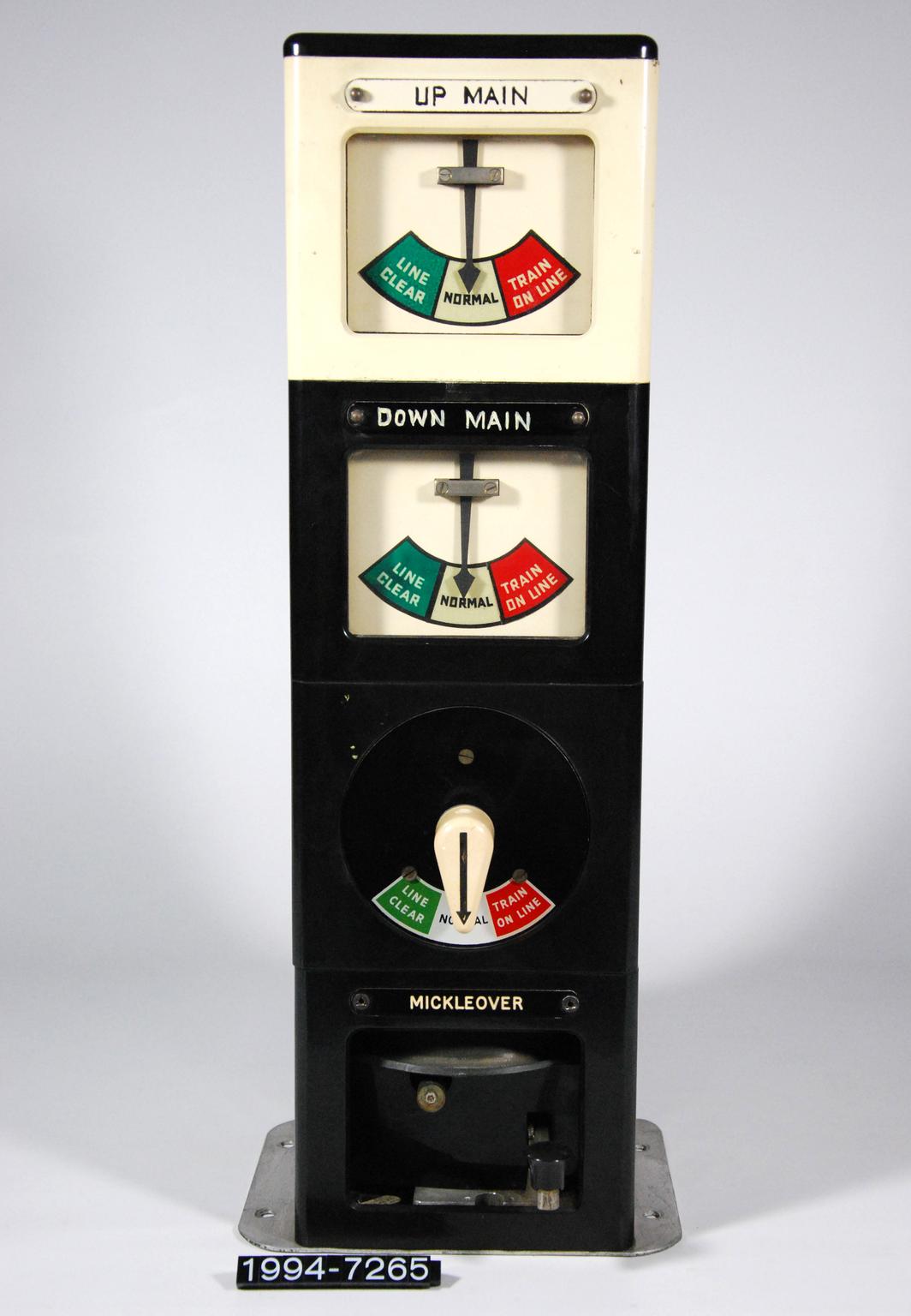 Telegraph block instrument, "penguin" type | Science Museum Group ...