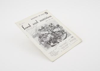 'Food and Nutrition' bulletins | Science Museum Group Collection
