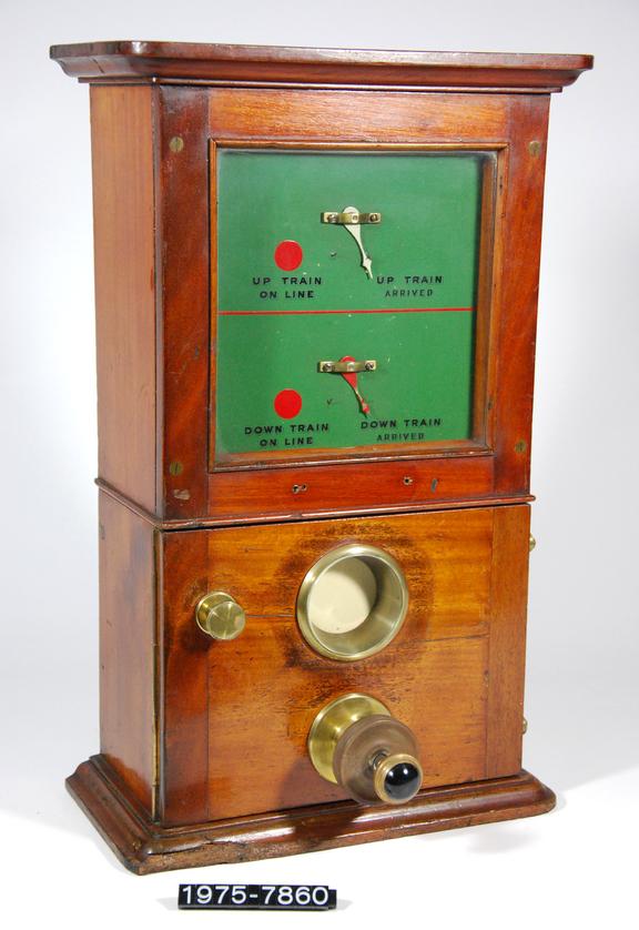 Telegraph Block Instrument; Tyers Patent; 2-position type | Science ...