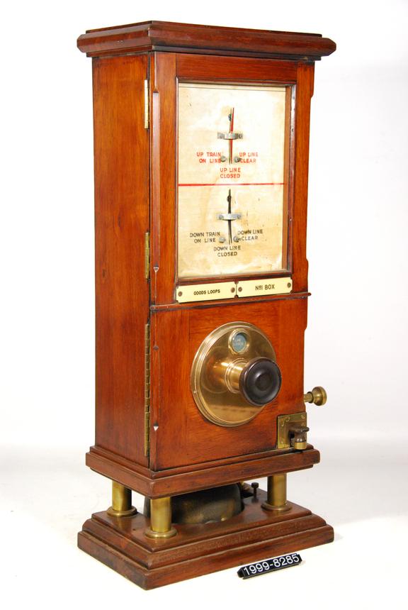 Fletcher's double-line block instrument, London & North Western Railway ...