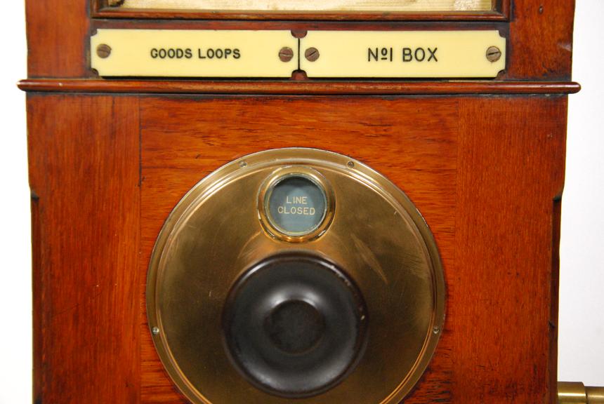 Fletcher's double-line block instrument, London & North Western Railway ...