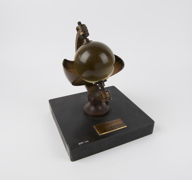 Campbell-Stokes type burning-glass sunshine recorder, 1899 | Science ...