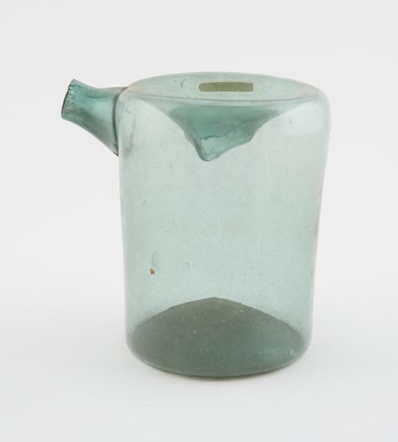Glass vessel with spout | Science Museum Group Collection